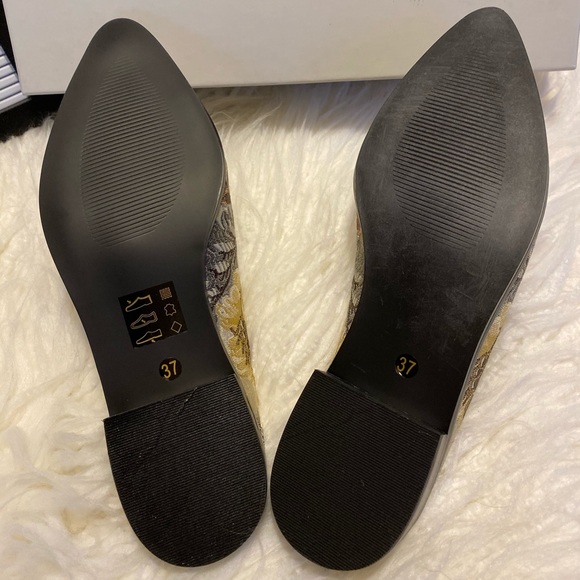 Shellys London | Shoes | Last Nib Shelleys London Beige Floral Cantara ...